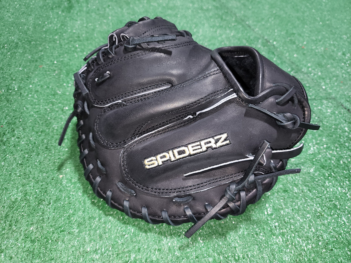 PREMIER Fielding Glove - Black/Bone - Catchers - RHT – Spiderz Sports