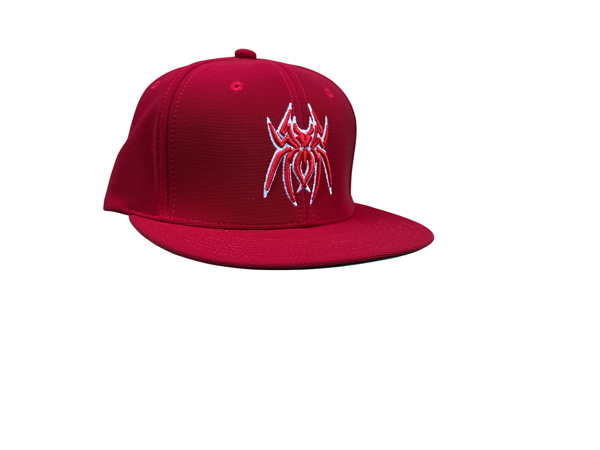 Spiderz Pro Player Performance Hat - Red/White – Spiderz Sports